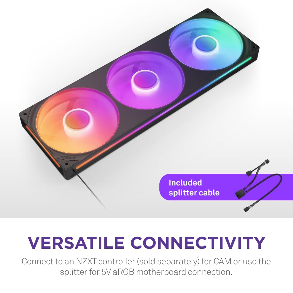 Mua NZXT F360 RGB Core - 360mm Single-Frame Fan Unit with 3 x 120mm RGB ...