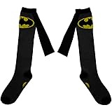 Amazon.com: DC Comics Robin Juniors Knee High Cape Sock, Red, Sock Size ...