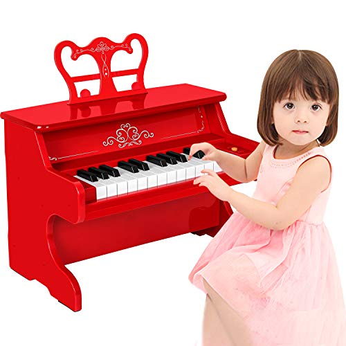 M SANMERSEN Piano for Kids Ages 3-5, Music Pianos Keyboards Battery ...