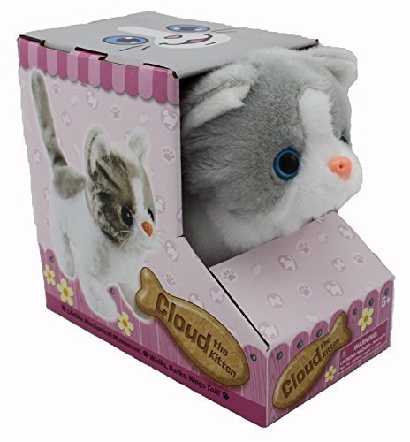 Cloud The Mechanical Kitten - Gray/White