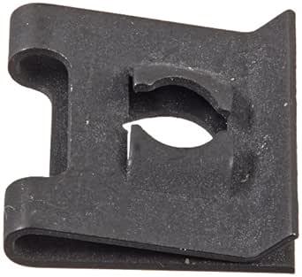 Amazon.com: Steel Standard U-Style Clip-On Nut, Plain Finish, #10-24 ...