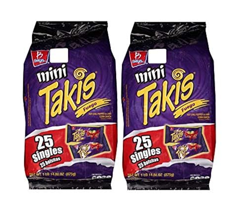 Mini Takis Fuego (2 Pack) Barcel Mexican Version Mega Deal Popular ...