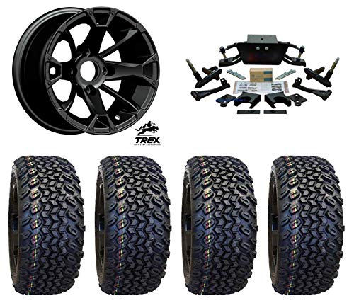 12" BlackJack Gloss Black Wheels mounted on 23"