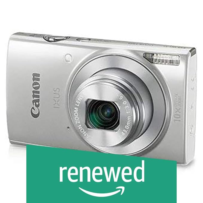 Buy (Renewed) Canon IXUS 190 20MP Digital Camera with 10x Optical Zoom ...