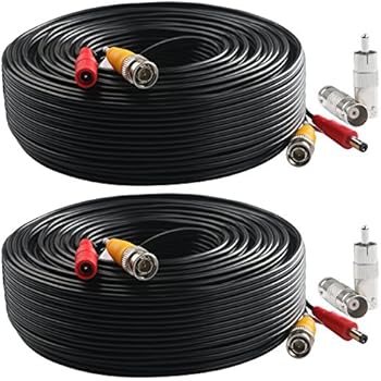 Amazon.com : Amcrest 2-Pack 150 Feet Pre-Made All-in-One Siamese BNC ...