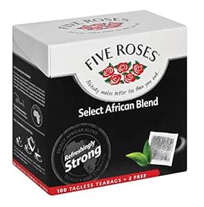 Amazon.com : Five Roses Strong Quality Tea, 102 Tagless Teabags ...