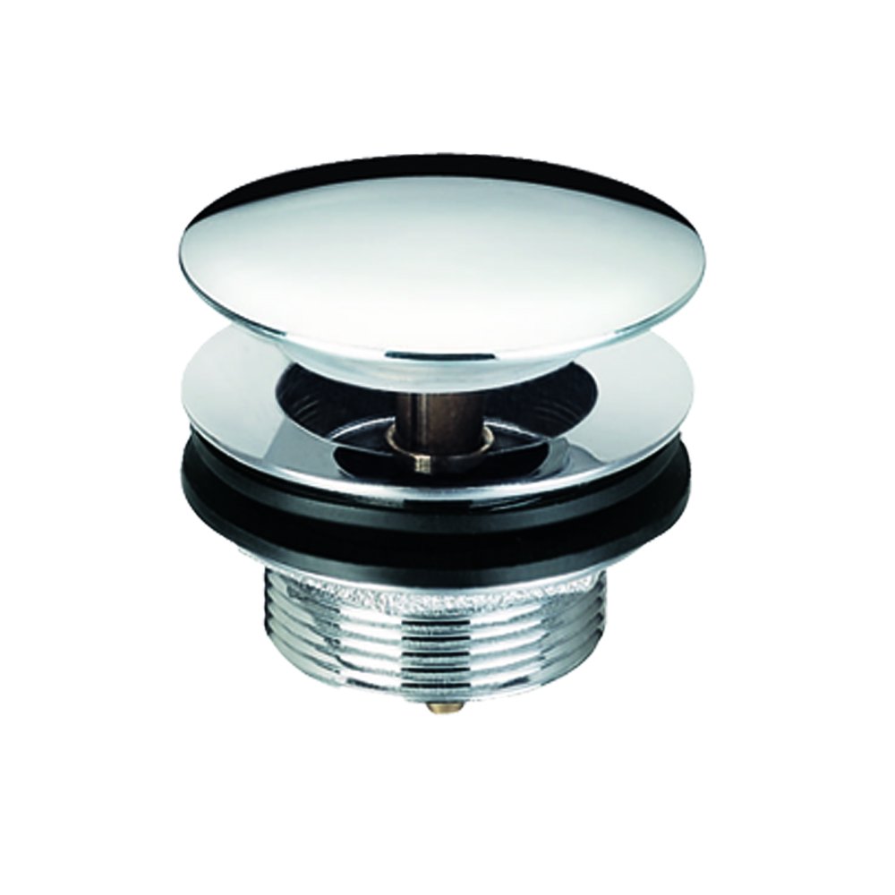 Bath Push Down Waste, Silver: Amazon.co.uk: DIY & Tools