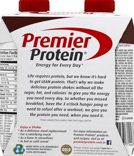 Chocolate Milk Premier Protein Chocolate Shakes - 30g Protein, 1g Sugar ...