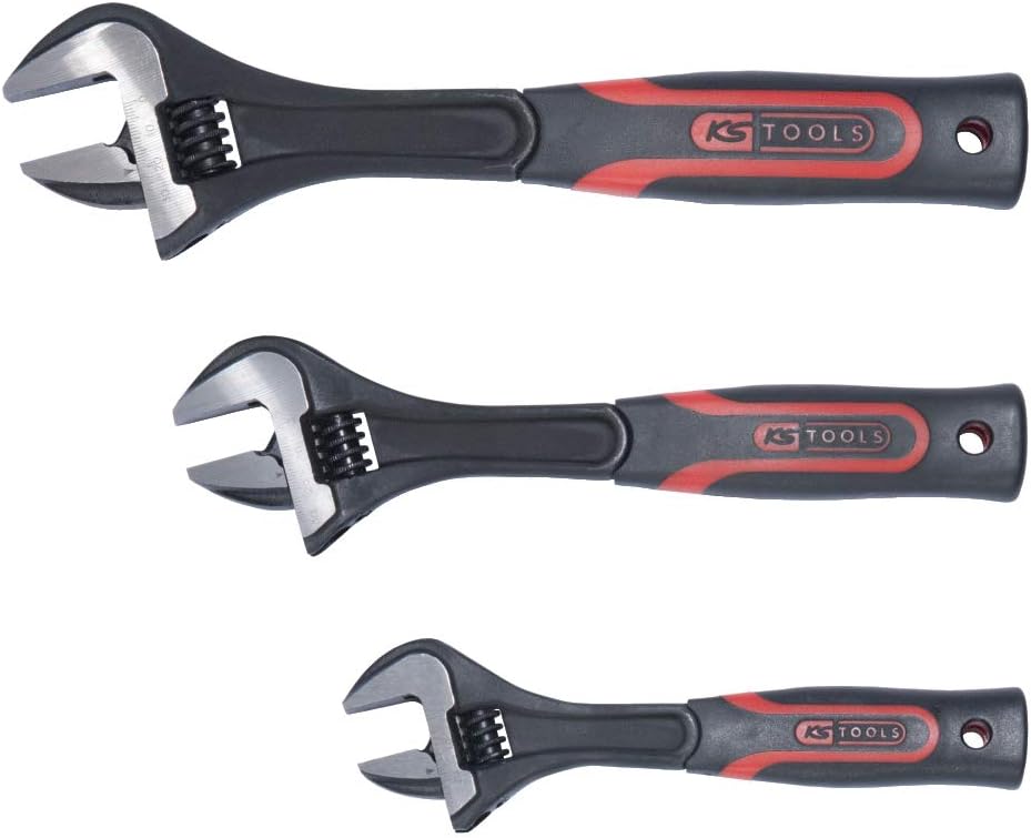 KS Tools 577.0199 CLASSIC Adjustable spanner set with dual component ...