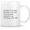Amazon.com: Retreez Funny Mug - 99 Bugs in the Code Programmer Software Engineer 11 Oz Ceramic ...