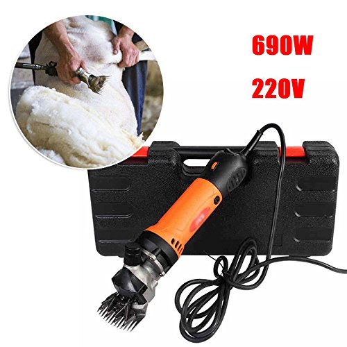 690W 110/220V Electric Shear Shearing Clipper Animal Sheep Goat Pet ...