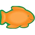 Amazon.com : SHAPES ETC. 50 Sheets Fish Large Notepad 5inx7in Cute ...