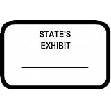 Amazon.com : LegalStore Exhibit Labels"States Exhibit" White, Laser ...