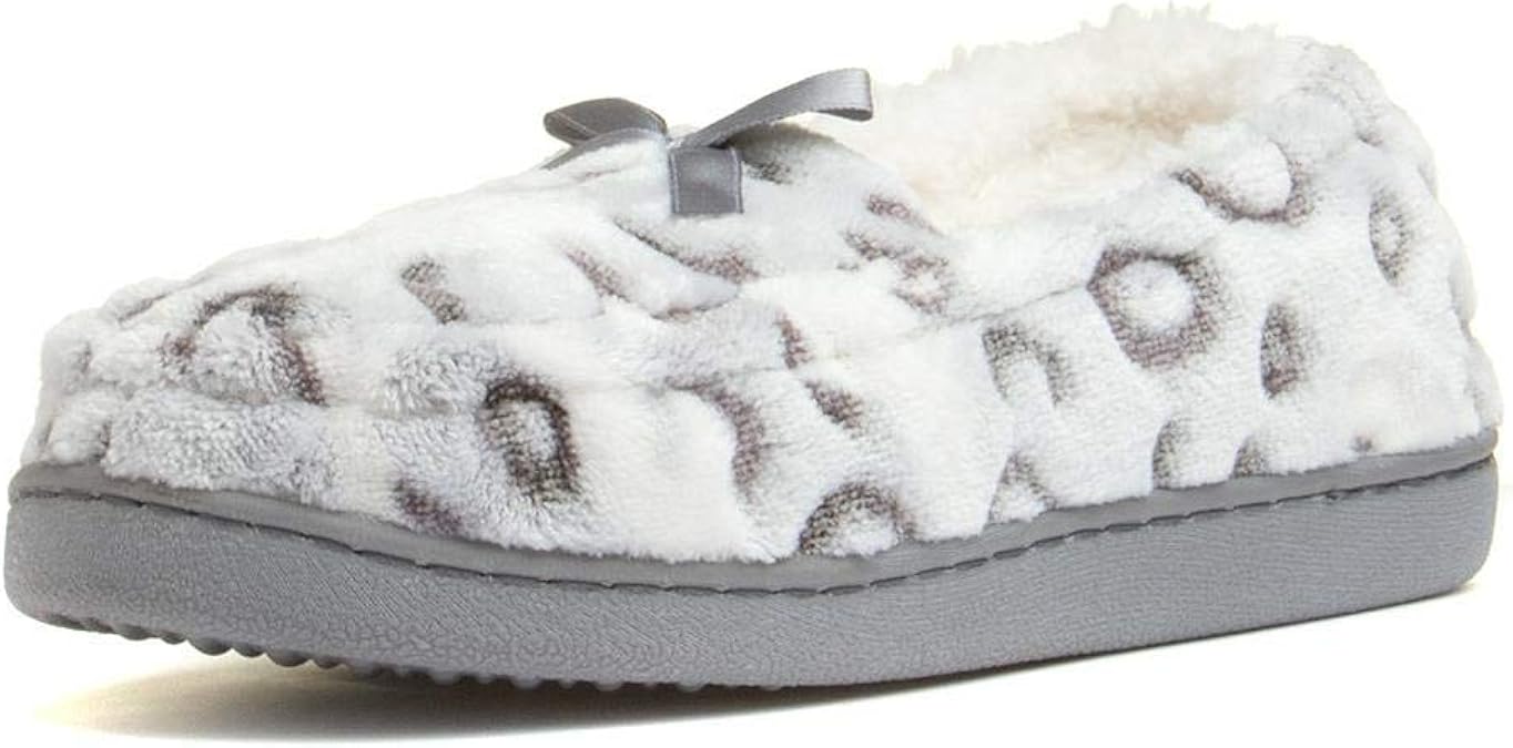 The Slipper Company Womens Slipper in Grey: Amazon.co.uk: Shoes & Bags