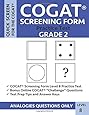 COGAT Screening Form Practice Test: Grade 2 Level 8: Practice Questions ...
