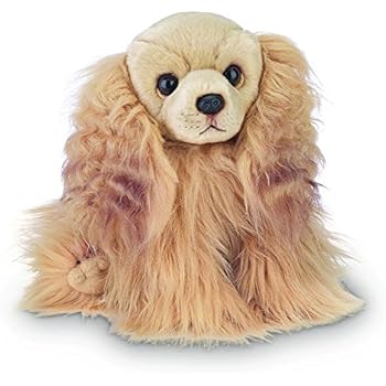 Amazon.com: LUPO The Black Cocker Spaniel Dog Soft Plush Toys 35cm By ...