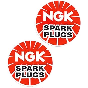 Amazon.com: NGK Spark Plugs Racing Decals Stickers Larger 5 Inch Circle ...