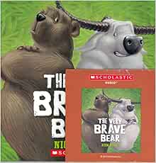 The Very Brave Bear (Paperback with read along CD): 9780545652117 ...