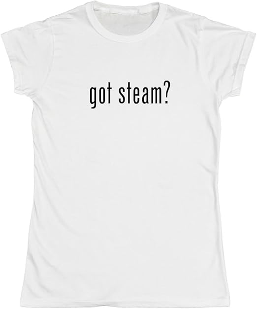 Amazon.com: got steam? Women's Juniors Cut T-Shirt: Clothing