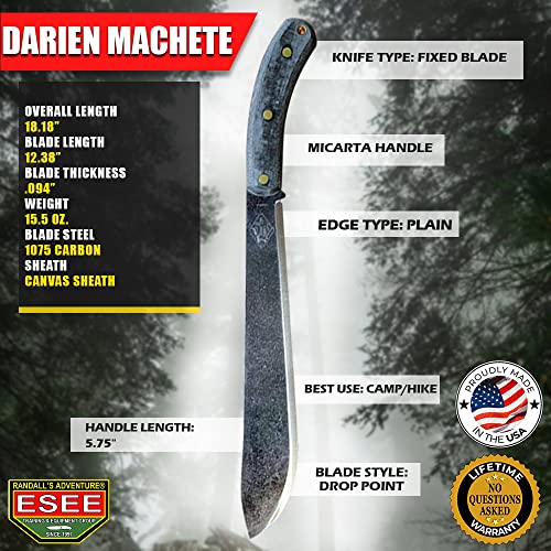 ESEE EXPAT Darien Machete with Nylon Sheath Knives | Pricepulse