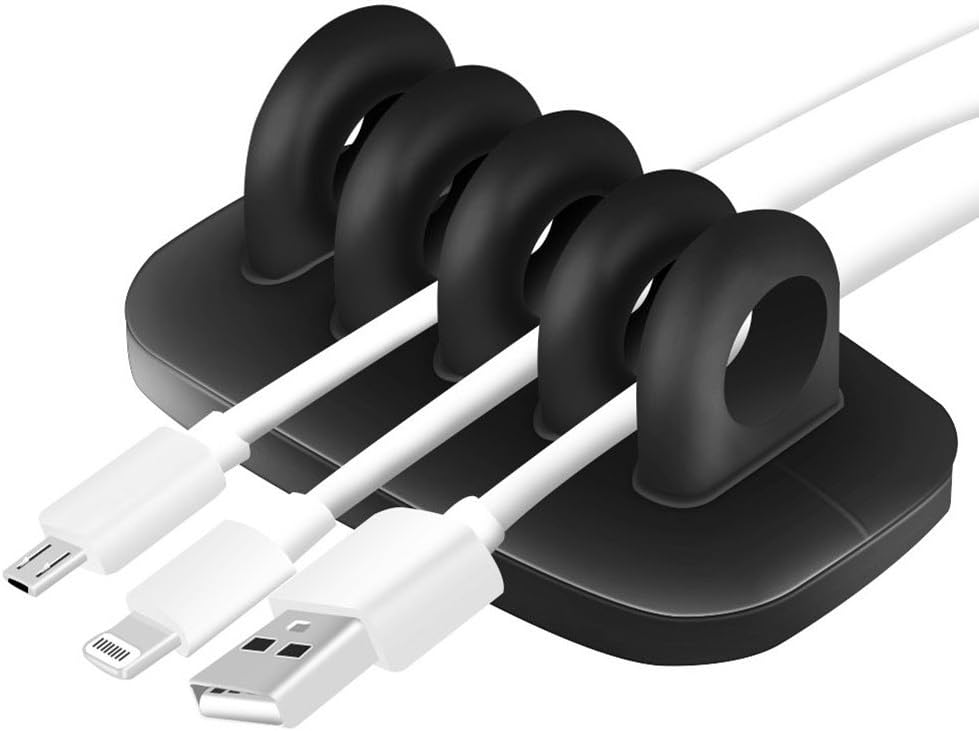 USB Kabelhalter Schreibtisch, langlebige Kabelclips Schreibtisch ...