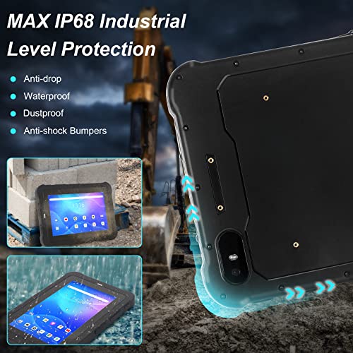 Rugged Tablet, 8-inch Android Rugged Tablet, WiFi Android Tablet, 2GB ...