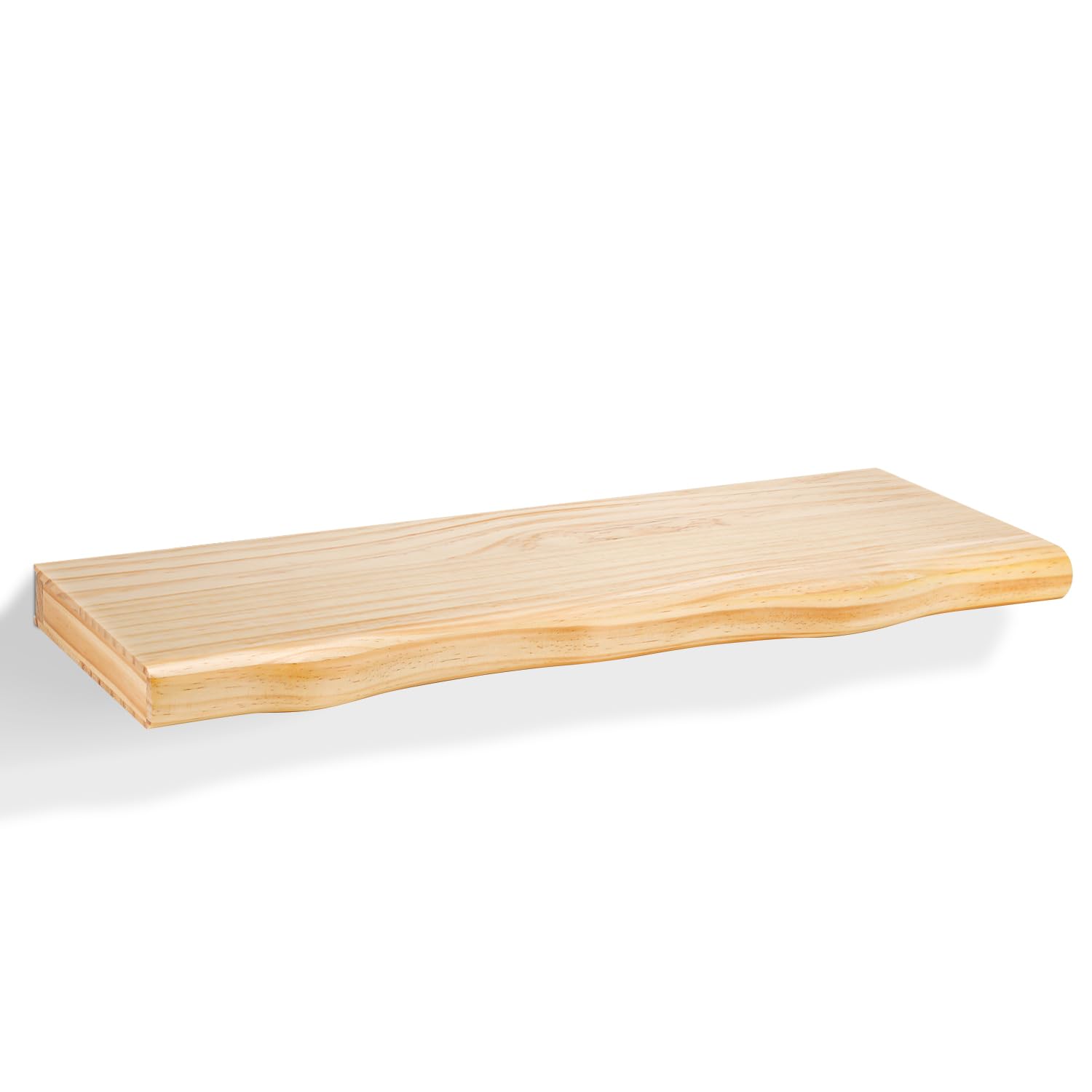 AZSKY Live Edge Floating Shelves for Wall, 36 Inch Floating Shelf ...
