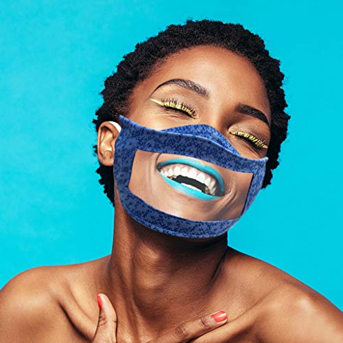 Transparent Face_Mask, Clear PVC Visual Face_Cover for Adult, Washable ...