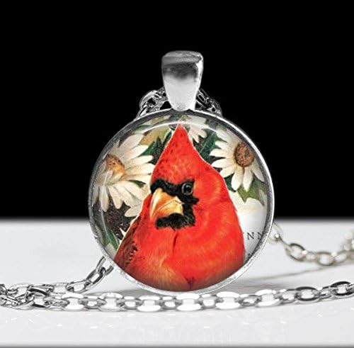Amazon.com: Cardinal Jewelry, Bird Pendant, Art Bird Pendant, Charm ...