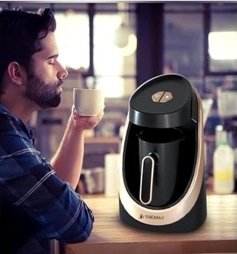TOSCANA U Turkish Coffee Maker 400ml, Black, 2022 price in Saudi Arabia ...