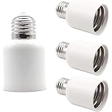 Amazon | 口金変換 アダプター E26-E39 電球 ソケット 口金 照明補助器具 (E26-E39, PC+銅) | SUPCF | 口金変換アダプタ