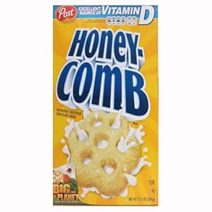 Amazon.com: Post Honeycomb Cereal, 12.5-Ounce Boxes (Pack of 4): Kids ...