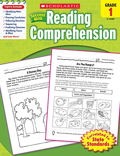 Scholastic Success with Reading Comprehension, Grades 1 | Amazon.com.br