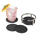 Amazon.com: Spectrum 43578 Flex Coasters, Satin Nickel, 6 Count: Home ...