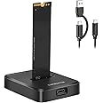 Amazon.com: ELUTENG M.2 NVMe & SATA to USB C Docking Station Dual Protocol M.2 to USB C Adapter ...