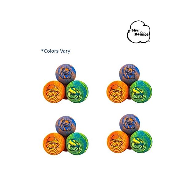 Sky Bounce Balls Rainbow Color Rubber Handball for Recreational ...