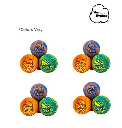 Sky Bounce Balls Rainbow Color Rubber Handball for Recreational ...