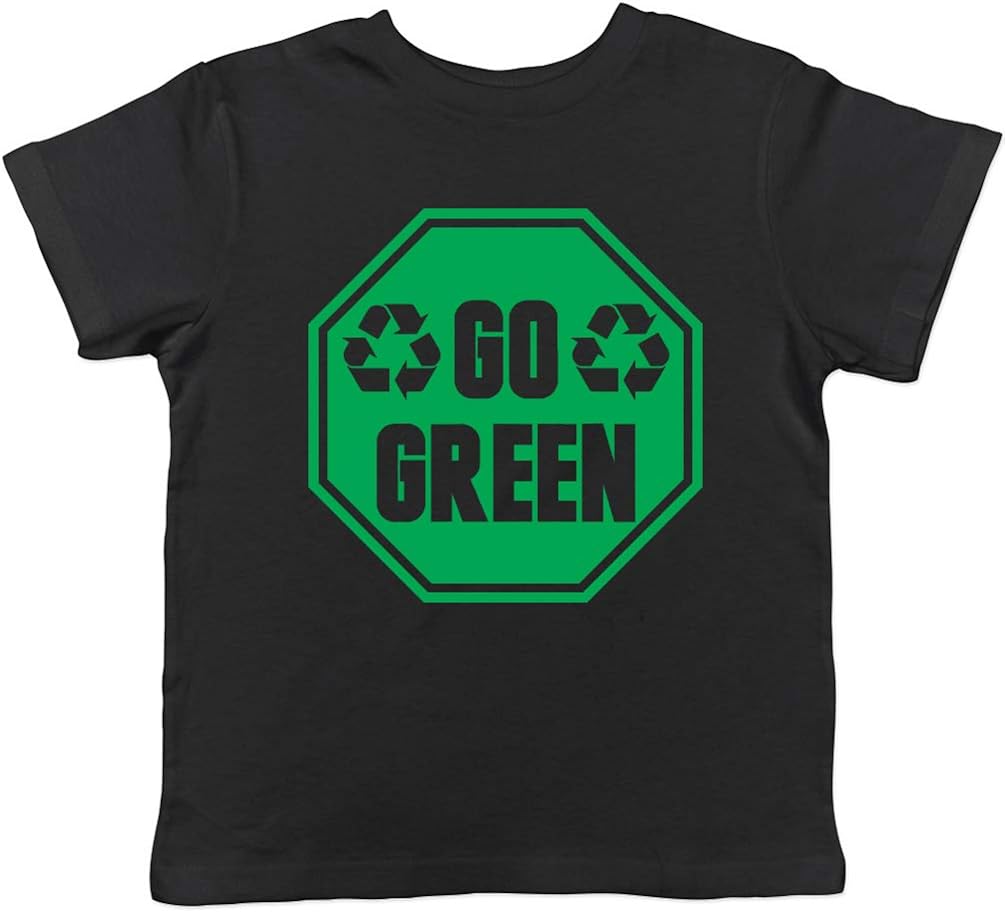 Shopagift Kids Go Green Childrens T-Shirt: Amazon.co.uk: Clothing