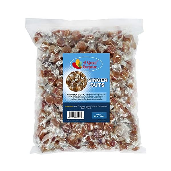 A great surprise Ginger Cuts - Classic Ginger Candies - 4 Pounds ...