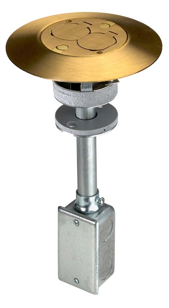 Hubbell Wiring Systems PT7IGFSDBRSA Brass Finish 1 Piece Unit Fire ...