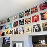 Amazon.com: Vinyl Album Wall Mount Stand | Record Wall Mount | Set of ...