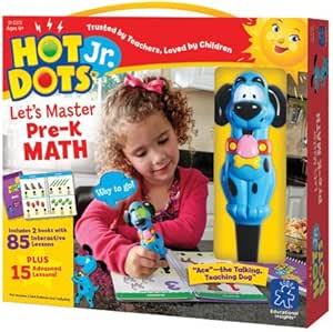 Amazon.com: Educational Insights Hot Dots Jr. Let's Master Pre-K Math ...