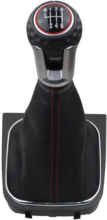 6 Speed Shift Knob Boot Kit for Volkswagen VW Golf 5 6 MK5 MK6 GTI GTD ...