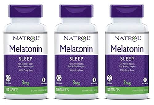 Natrol Melatonin Time Release Tablets, 3 Count in Oman | Whizz Sleep ...