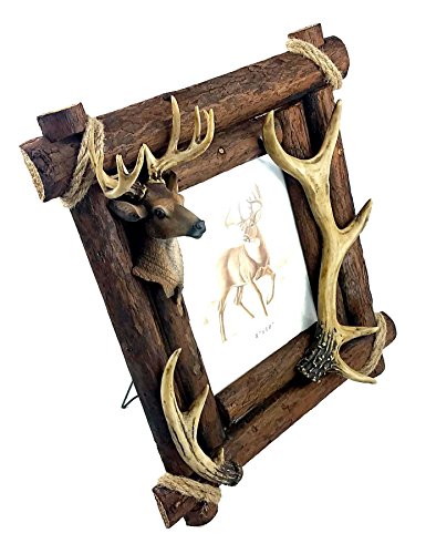 Amazon.com - "Big Buck" Antler with Deer Bust Picture Frame, 8 X 10 ...