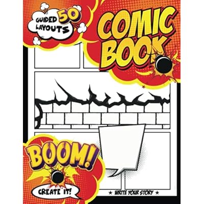 Blank Comic Book for Kids: Create Your Own Comics with 100 Pages ...