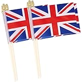 Amazon.com : AhfuLife Union Jack Hand Held Flag for VE-Day 80th ...