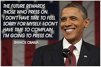 Amazon.com: Barack Obama Quote Classroom Poster Black History Month ...