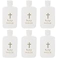 Amazon.com: 6pcs Refillable Holy Water Bottles Baptism Exorcism Church ...