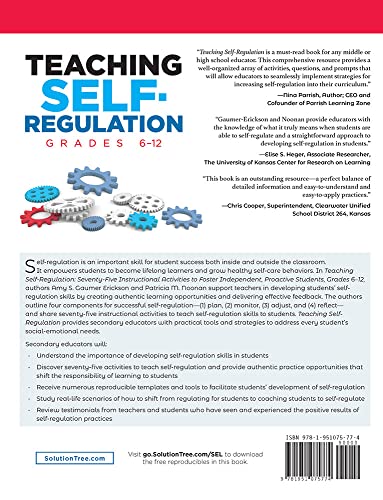 Teaching Self-Regulation: Seventy-Five Instructional Activities to ...